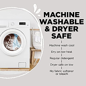 Soggy Doggy Super Shammy Dog Towel, Washable Microfiber Dog Towels for Drying Dogs and Cleaning Paws, Fast-Drying Dog Bath Towel with Hand Pockets, Gray/Gray Trim, 31 x 14 Inches