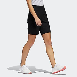 adidas Women's Standard Ultimate365 8.5 Inch Modern Bermuda Golf Shorts, Black, Medium