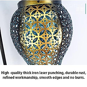 JIXAW Solar Lights Outdoor Garden Decor, Large Hanging Lantern Waterproof Watering Can Landscape Lights Outside Decorations for Yard Front Porch Patio Backyard Gardening Gift,Multicolour