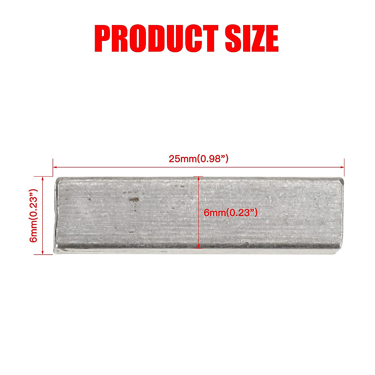 GREHUA 8" Mechanical Brake Disc 1" Bore 1/4" Keyway for Azusa 1823 Manco 9598 9597 Airheart MB-1 Yerf-Dog ASW Bristers Go Kart Predator 212cc 196cc 6.5hp GX160 Dune Buggy Drift Trike Cart Parts Rotor