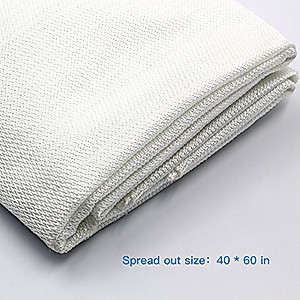 Gihunk Welding Blanket Heavy Duty Fiberglass Fire Blanket Protect Work Area from Sparks (60 x 40 inches)