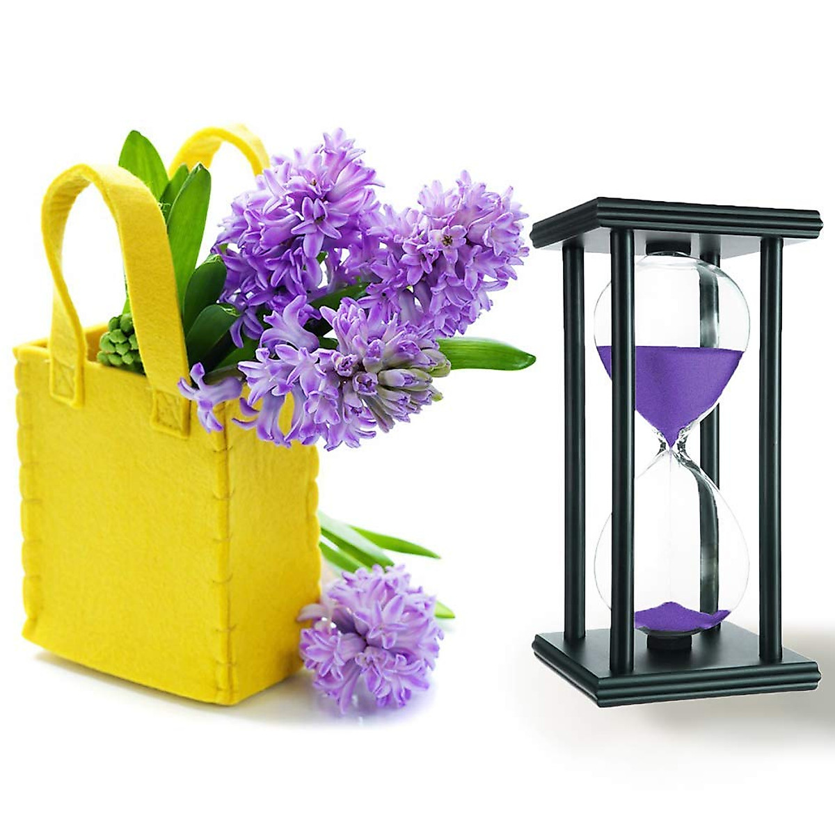 Hourglass Timer for 60 Minutes Sandglass Timer for Kitchen Living Room Home Office Desk Bedroom Festival School Game Sand Timer Sandglass Timer 60