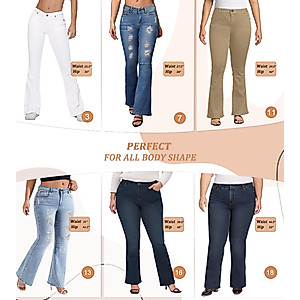 Hybrid & Company Women's Skinny Bootcut Stretch Pant P31699BLX Beige/Khak 18