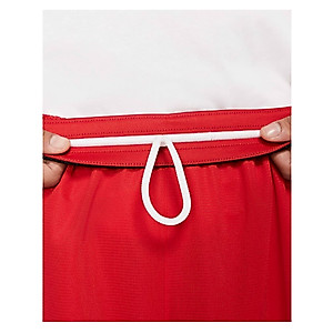 Nike Men's HBR Loose Fit Basketball Shorts (Red, Large)