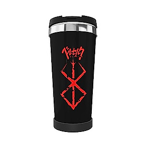 NzpoSt Coffee Mug Simpleness_Berserk Anime_Symbol Coffee Cup Double Insulated Stainless Steel Insulation Cup