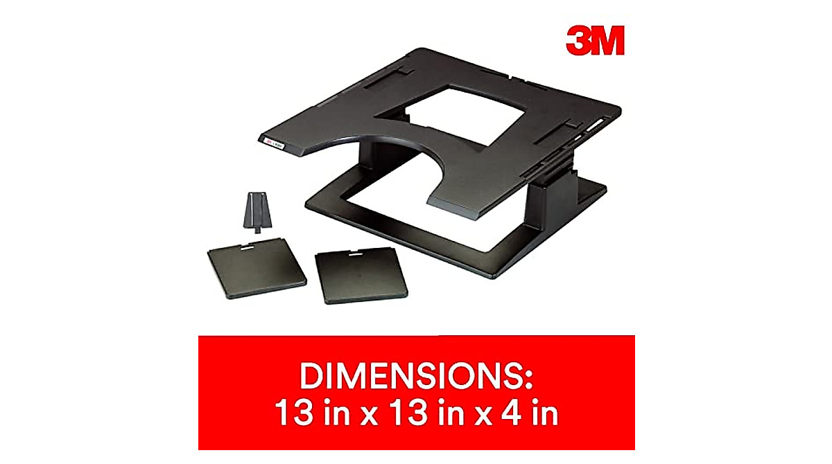3M Adjustable Laptop Stand - Ergonomic, Reduce Neck Strain
