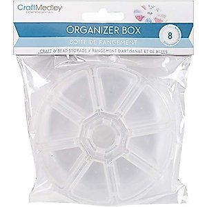 Multicraft Imports Craft Medley 203760 PB808 Organizer Box, 4in