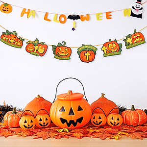 24 Pcs Thanksgiving Pumpkin Cutouts Halloween Jesus Cutouts Decor Thanksgiving Cardboard Door Sign Fall Autumn Wall Religious Holiday Decor for Christian Classroom Bulletin Board Party Favor Supplies