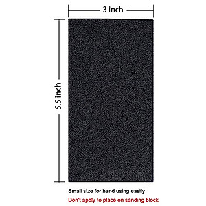 AUSTOR 102 Pcs Wet Dry Sandpaper 60 to 3000 Grit Assortment 3 x 5.5 Inch Abrasive Paper with Free Box for Automotive Sanding, Wood Furniture Finishing