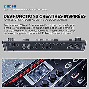 BOSS RC-505MKII Loop Station – The Industry Standard Tabletop Looper, Updated and Enhanced. Class-leading sound quality. Five simultaneous stereo phrase tracks. Input FX and Track FX sections.