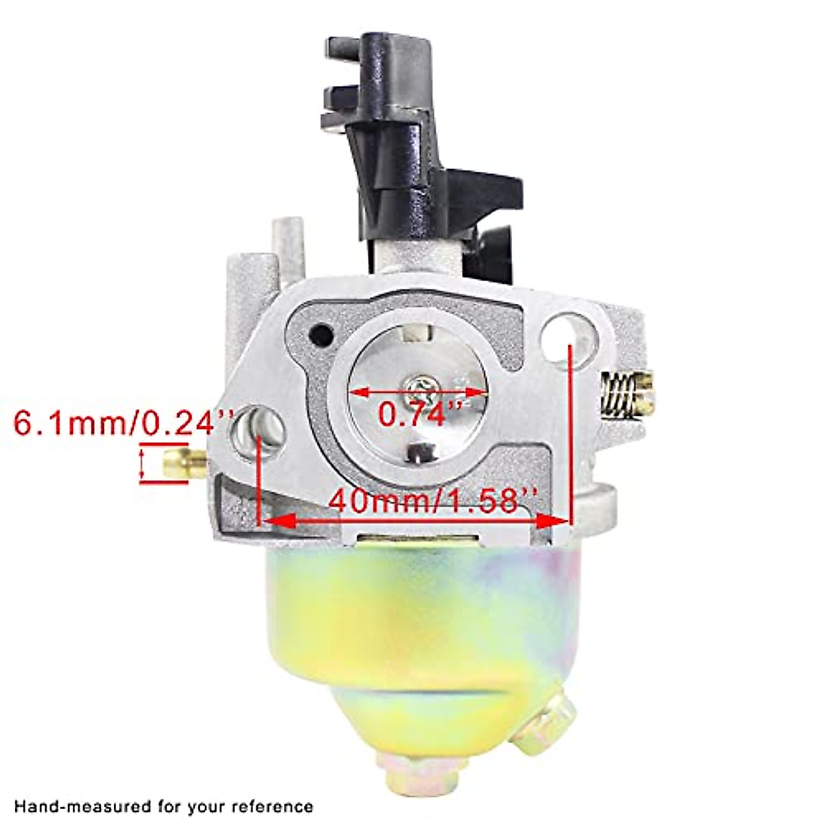 Carburetor + Intake Manifold w/Gasket for Generator Parts Power Equipment 3000 3500 4000 Watt 196cc OHV Engine