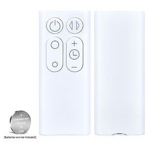 New Replacement Remote Only for Dyson Fan AM06 AM07 AM08, Part NO.965824-01 965824-02 - White