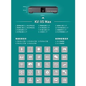 New Generation HiFine Karaoke Player KV-V5Max 3 in 1 Machine with 4T Harddrive, 21.5Inch Touch Screen， Desktop Type, Easy to Carry, Cloud Song Update, Android System