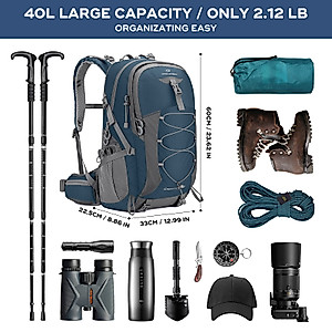 Maelstrom Daypack Backpacks, 40L Blue