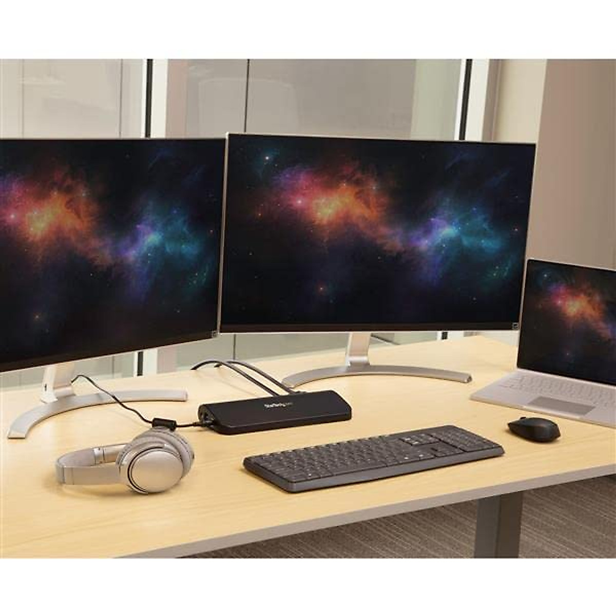 2RZ4954 - StarTech.com HDMI DVI VGA Dual Video Universal USB 3.0 Laptop Docking Station