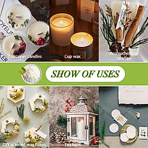 Sukh Soy Wax Flakes for Candle-Making - Natural Soy Wax Pure Soy Wax Candle Making Soy Wax Chips Candle Making Wax Supplies for Candle Making Container Candles, (880, Grams)