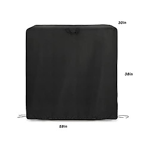 Bossvel Small Storage Shed Cover,Outdoor Storage Shed Waterproof Cover,Cover for Pool Garden Backyard Shed Storage- 30inx58in x38in