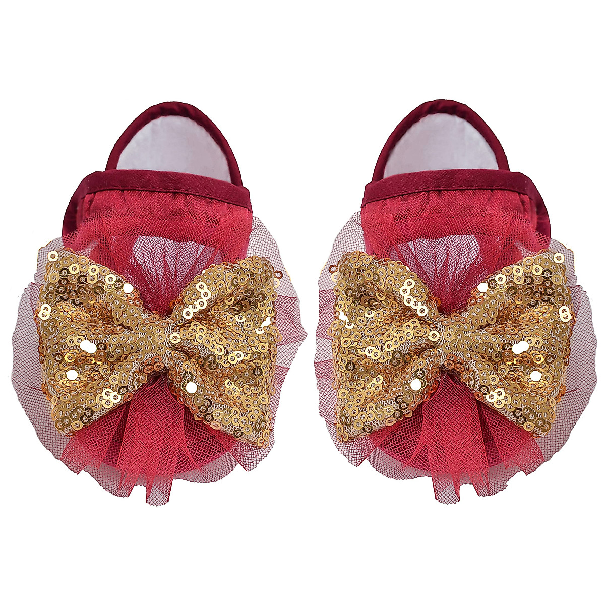 Lilax Baby Girl Newborn Lace Princess Wedding Party Dress Gown 4 Piece Deluxe Set 0-3 Months Red