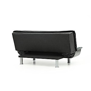 Glory Furniture Futon Sofa Bed, Black