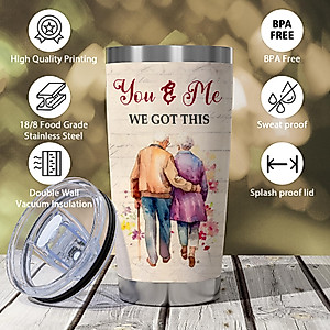 20 Oz My Wife Tumbler - Romantic Presents for Wife Birthday, Anniversary, Valentines Day - I Love You Gifts