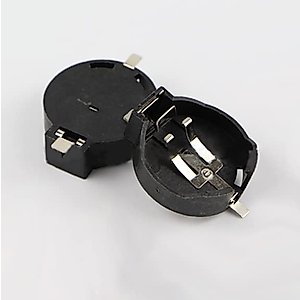Fielect 10Pcs CR2450 Coin Cell Button Battery Holder Socket Container Case