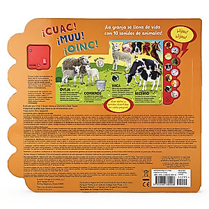 ¡Cuac! ¡Muu! ¡Oinc! (Quack! Moo! Oink!) en español (Spanish Language Edition) (10 sonidos de Animales) (Spanish Edition)