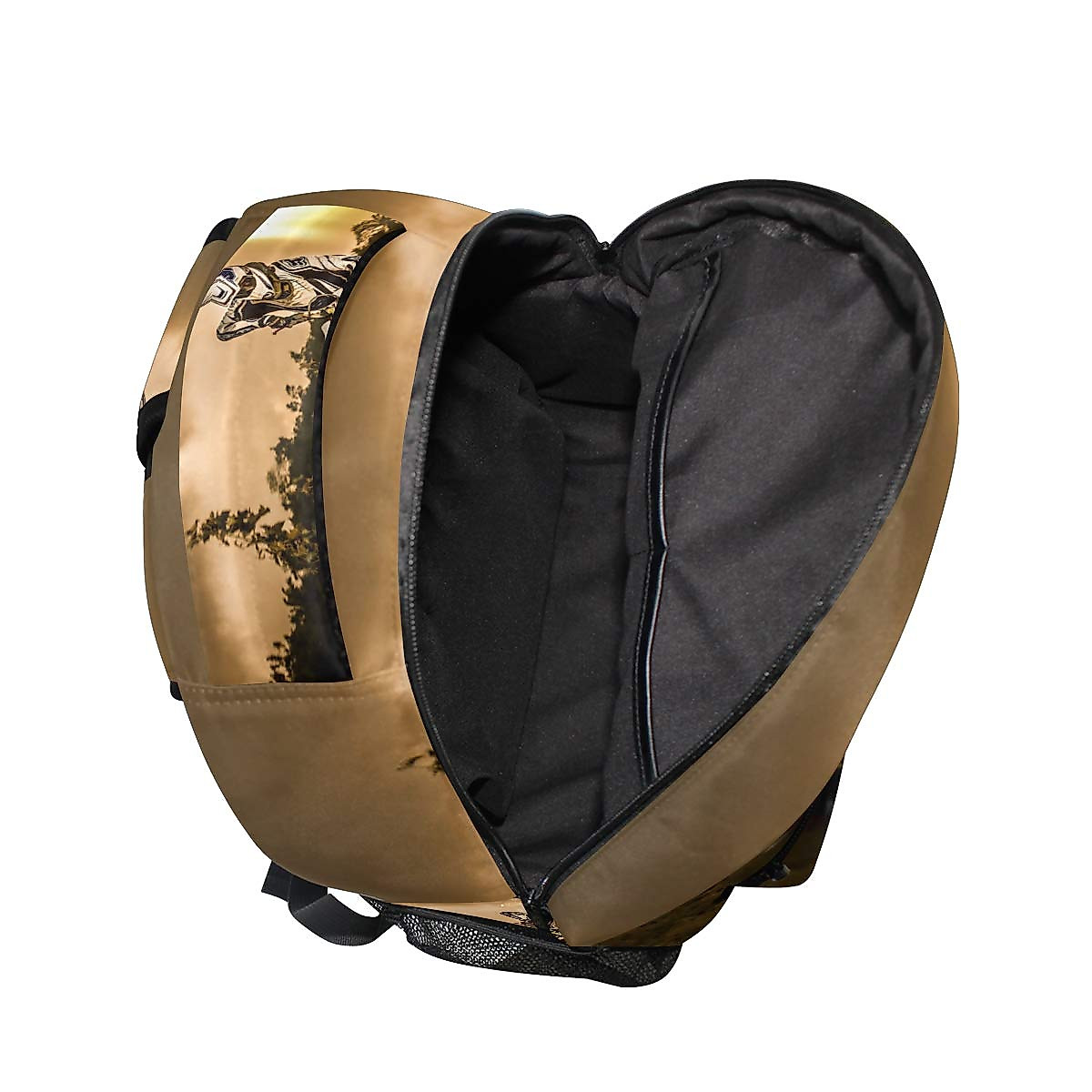 Lightweight Dirt-Bike Motocross Motorcycle Vehicle Backpacks Boy Bags Men Bookbag Back to School Gifts