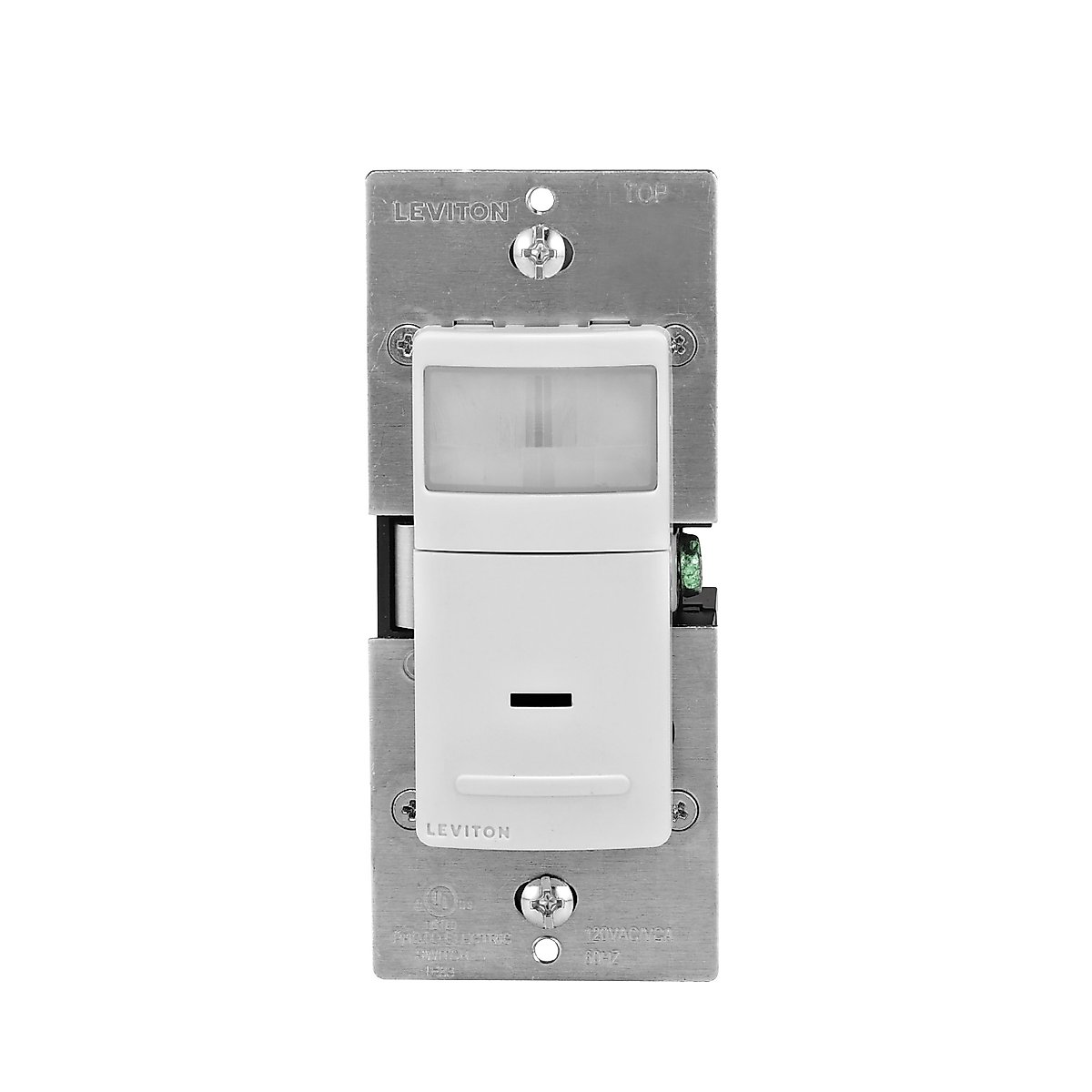 Leviton IPV0R-1LZ Decora Motion Sensor In-Wall REMOTE , For Use ONLY with IPS15 or IPV15 Sensors, White/Ivory/Light Almond