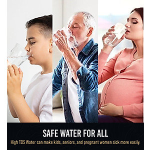 Craft911 4-in-1 Tds Meter Digital Water Tester for Drinking Water - Accurate and Reliable TDS Electric Conductivity Meter & Temp (°C,°F) Meter - 0-9990ppm