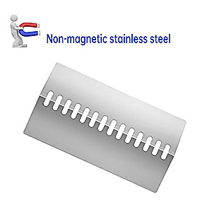 Folocy 17 5/8" Grill Heat Plates Flame Tamer BBQ Gas Grill Replacement Parts for Bull 16520, 16521 16631, 16670, Cal Flame G Series 5 Burner Grill G5 BBQ18G05 BBQ19P05 P5, Brahma 57568, 18 GA