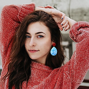 OLYCRAFT 4x5 Inch Clay Stencils Snowflake Pattern Silk Screen for Polymer Clay Christmas Snowflake Silk Screen Stencils Mesh Transfer Stencils Mesh Stencil for Polymer Clay Jewelry Making