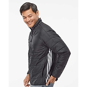 adidas Mens Puffer Jacket, XL, Team Navy Blue