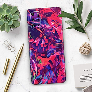 DesignSkinz Blurred Abstract Flow V20 Protective Vinyl Decal Wrap Skin Cover Compatible with The Samsung Galaxy S20 (Screen Trim & Back Glass Skin)