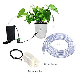 Sipytoph 4Pcs DC 3-5V Micro Submersible Mini Water Pump with 2pcs Clear Vinyl Tubing Flexible PVC Tubing(1M) for Aquariums Fish Tank Pond Fountain Hydroponics Garden