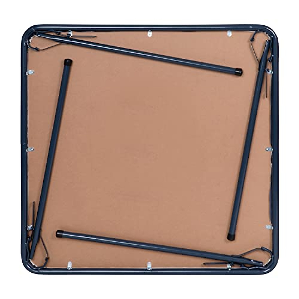 Flash Furniture 5 Piece Navy Folding Card Table and Chair Set