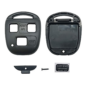 Keyless Entry Remote Control Replacement Key Fob Cover Case Fit for Lexus ES GS GX is LS LX RX SC IS300 IS330 ES300 ES330 RX300 RX330 RX350 LX470 GS300 GS400 GS430 GX470 RX400h SC430 Key Fob Shell