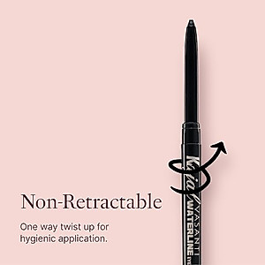 VASANTI Kajal Waterline Eyeliner Pencil - Long-lasting, Waterproof, Smudge-proof, Safe for Sensitive Eyes, Waterline Eye Liner - Opthalmologist Approved and Tested (Intense Black)