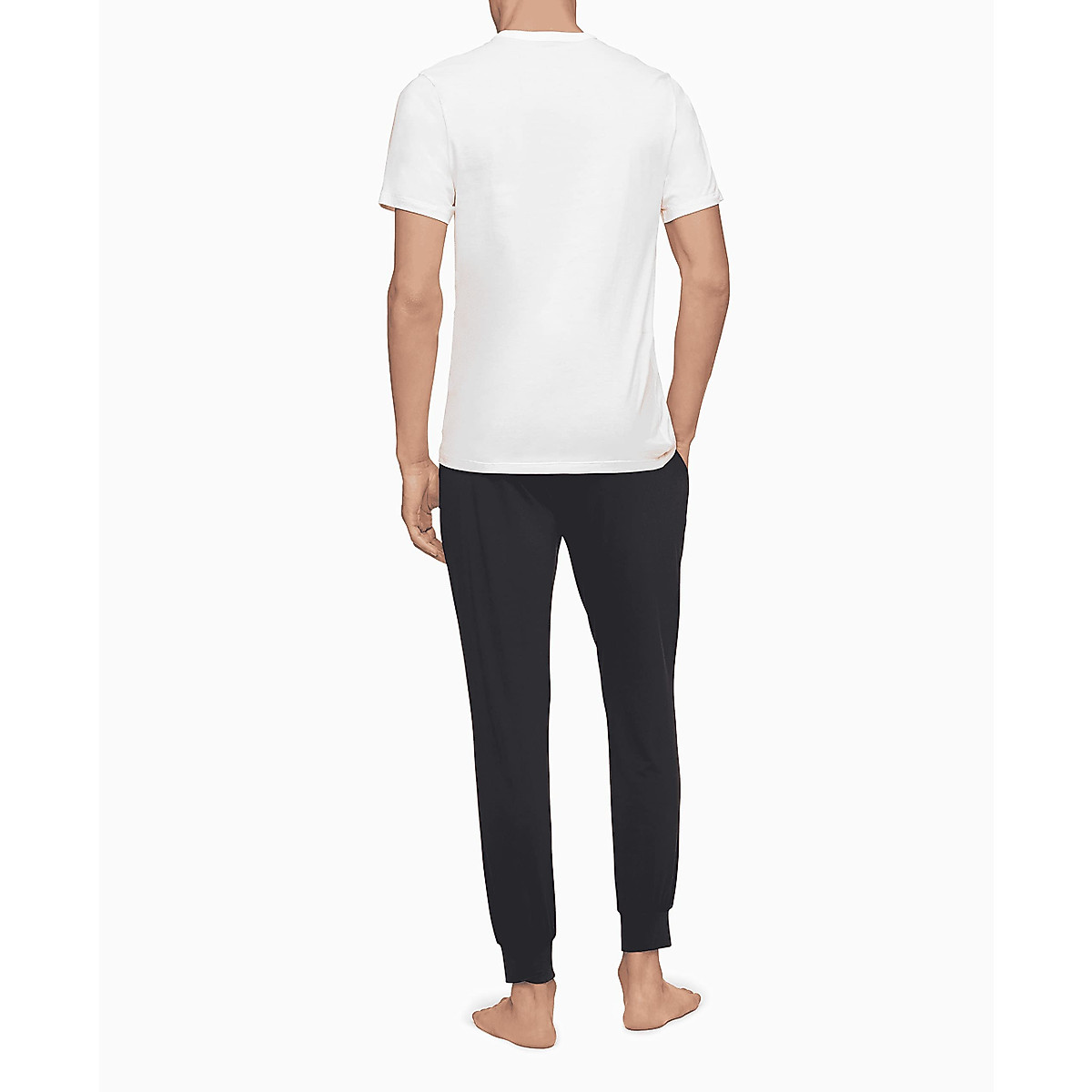 Calvin Klein Men's Cotton Classics Slim Fit Crew Neck T-Shirts, White 3 Pack New, Medium
