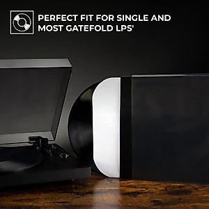 BIG FUDGE 50x Vinyl Record Sleeves 12" LP | Durable & Wrinkle-Free Outer Sleeves | Crystal Clear & High-Density Polypropylene | 3 mil Thick, 12.75” x 12.75” | Fits Most Gatefolds and Double LPs