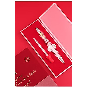 Majohn M2 Eye Dropper Fountain Pen, Large-Capacity Ink Storing, Fine Nib Writing Pen Set for Office/Business/Student/Signature