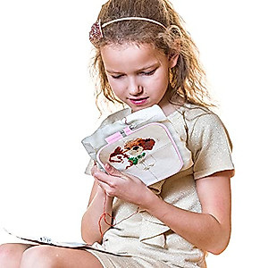 ZOCONE 5Pcs 5 Size Square Embroidery Hoops, ABS Plastic Embroidery Hoops Cross Stitch Hoops Embroidery Frames for Sewing, Needlework, Embroidery Projects (Size-3", 4.3", 6.5", 8.7", 11")