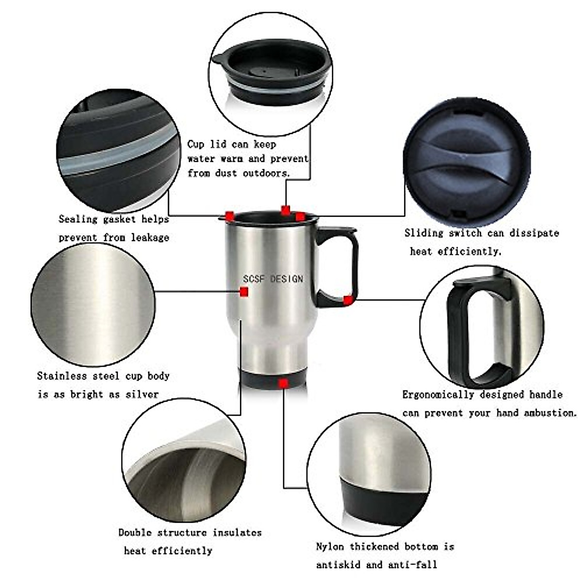 SCSF I Do Not Spew Profanities I Enunciate Them Clearly Like A Fucking Lady Travel Mug or Tea Cup,Stainless Steel 14 Ounces