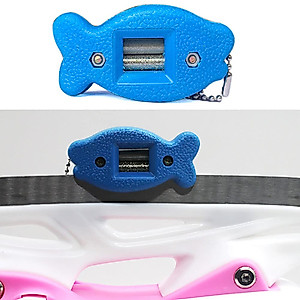 LNJBABAO Ice Skates Blade Sharpener Hockey Skate Sharpener Portable Width Adjustable Ice Skates Sharpener for Ice Hockey Skates and Figure Skating Blades
