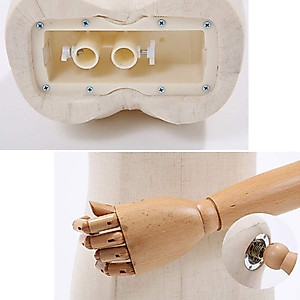 Mannequin Display Stand Mannequins Female Torso Clothing Store Shelf Display Rack Model Mannequins for Dresses ( Size : Small ) ( )