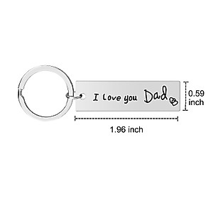 iJuqi Parent Gifts Mom Dad Keychain - 2PCS Birthday Gifts for Parent from Daughter for Christmas Wedding Day, Valentine's Gift for Parent, Christmas Gifts for Mom and Dad