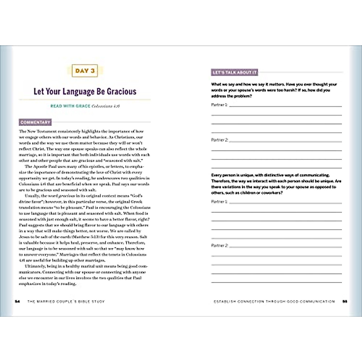 The Married Couple's Bible Study: 12 Weeks of Readings and Reflections to Strengthen Your Marriage