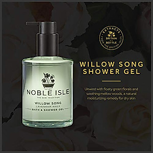 Noble Isle Willow Song Bath & Shower Gel | Luxury Body Wash for Women with Fine British Fragrance Oils | Vegan Body Wash & Paraben Free Body Wash (8.45 oz)