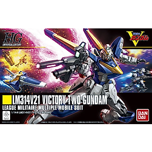 Bandai Hobby HGUC V2 Gundam Model Kit (1/144 Scale)