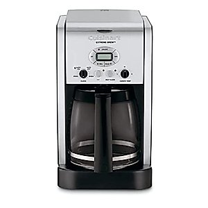 Cuisinart DCC-2650P1 Extreme Brew 12-Cup Programmable Coffeemaker, Black/Stainless Steel