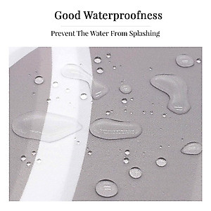 BROSHAN Flamingo Shower Curtains for Bathroom, Elegant Pink Bird Animal Geometric Art Decor Shower Curtain Gray and White 72x72 Inch, Modern Fabric Bathroom Decor Shower Curtain Set